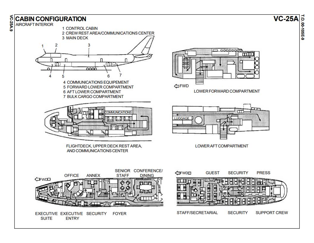 Blueprint For The U.S. Air Force One Airplanes 'Leaked,' Detailing ...