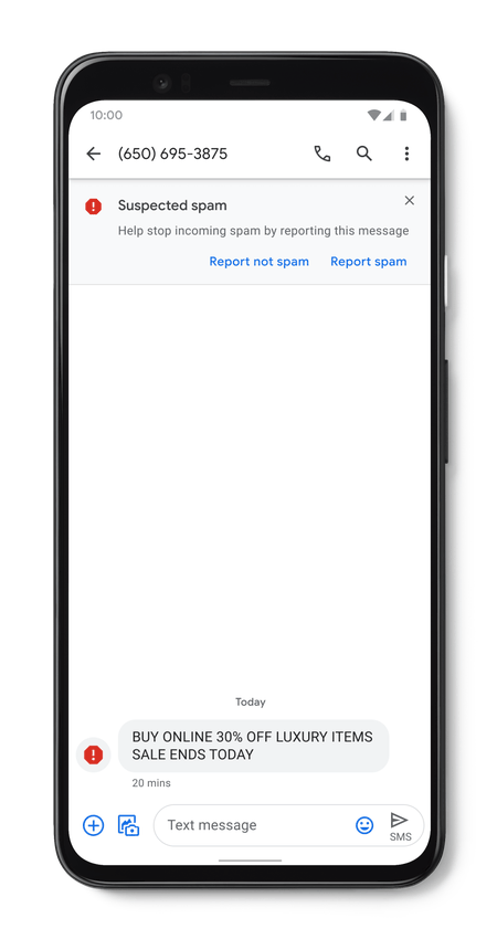 Google Introduces 'Verified SMS' And 'Spam Protection' For Android ...