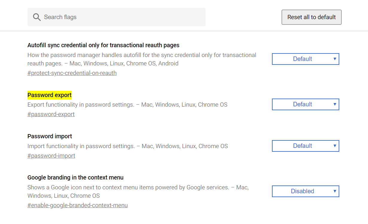 Google Chrome Allows Users To Export Their Saved Passwords | Eyerys