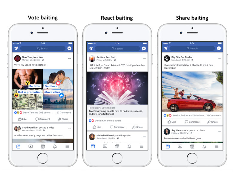 Facebook Is Getting Rid Of Engagement Bait Posts And Pages With Machine ...