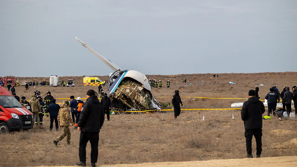Azerbaijan Airlines Plane Crash, And How A Man Filmed His Survival In A ...