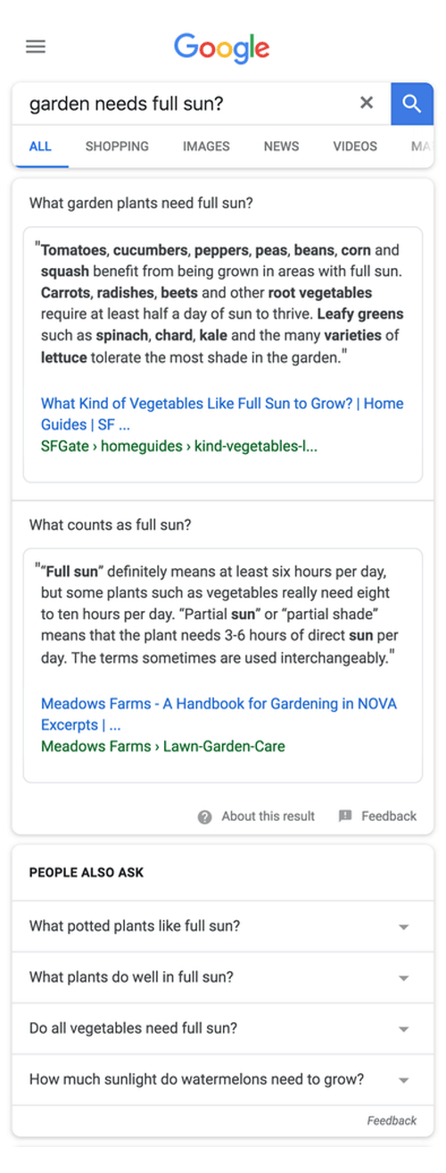 Google 'Multifaceted Featured Snippets' For Queries Having Multiple ...