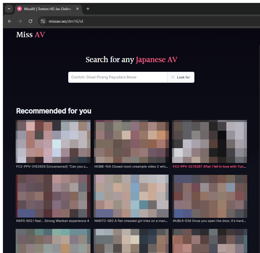 Hunting Down 'MissAV,' The Adult Entertainment Website For Pirated Content That Just Won't Die ...