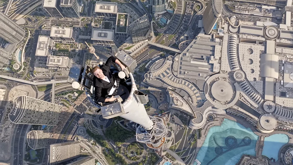 YouTuber MrBeast Becomes The 8th Person To Reach The Very Top Of Dubai ...