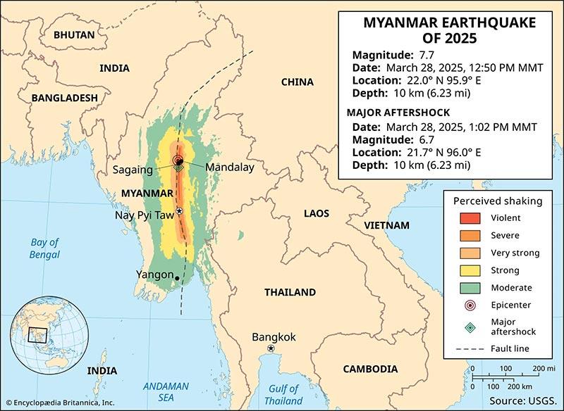 A Video Of The Myanmar Earthquake Goes Viral: The First-Of-Its-Kind To ...