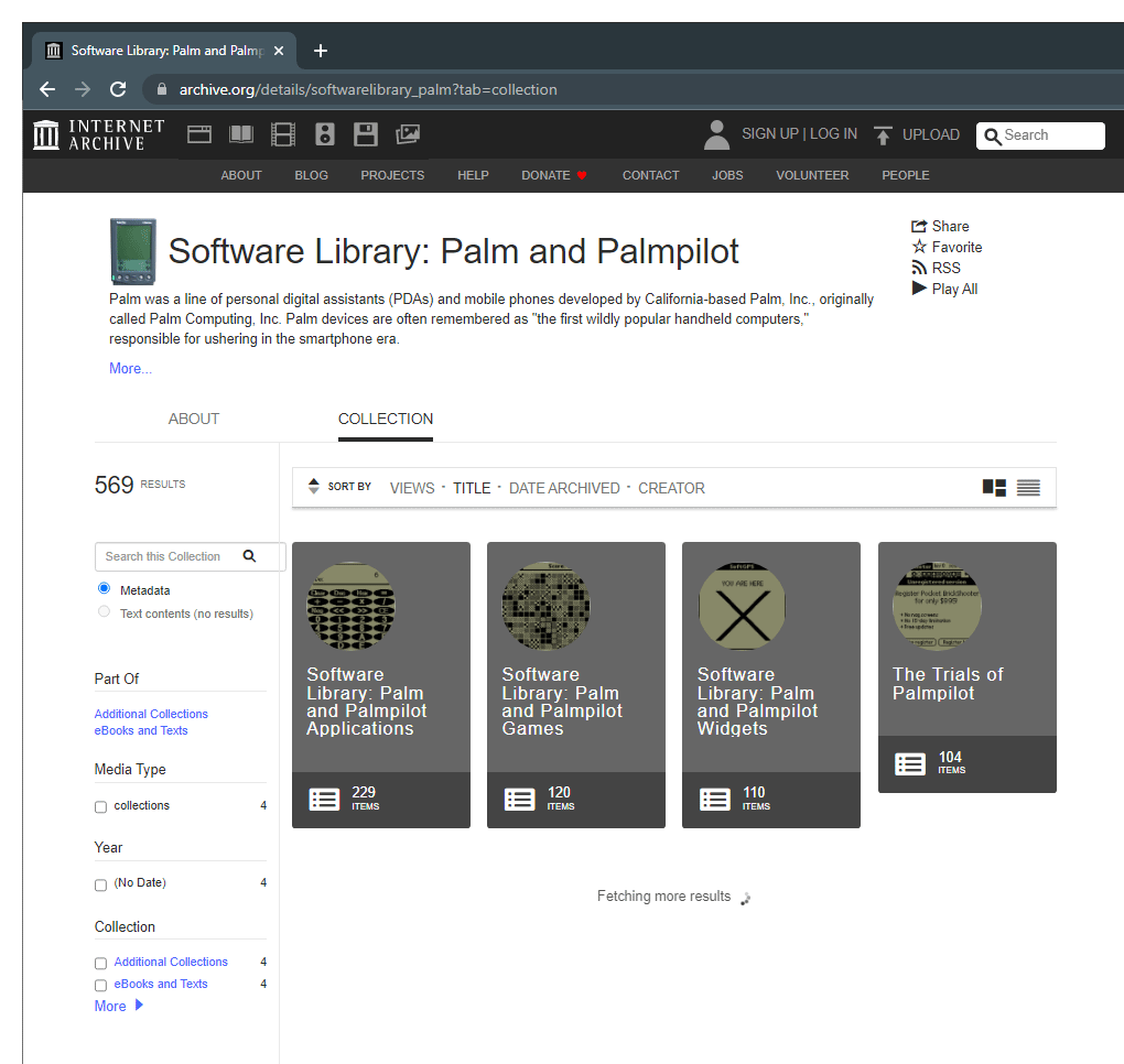 The Internet Archive Has Archived More Than 500 Classic Palm Apps For ...