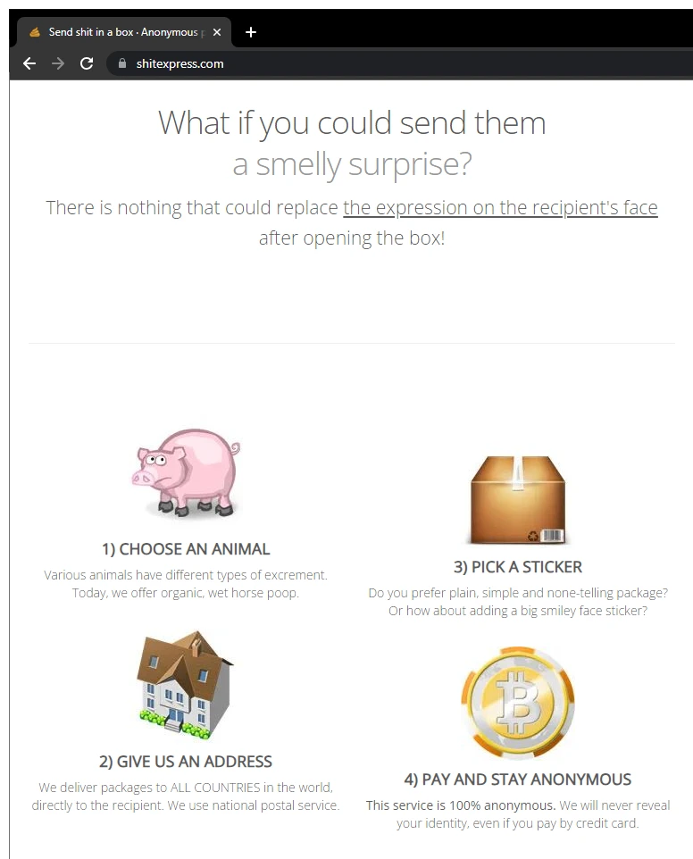 A Feces-Delivery Website Got Hacked, And Had All Of Its Users And ...