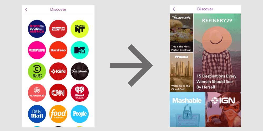 Snapchat Updates Discover To Put More Emphasis To Media Channels And ...
