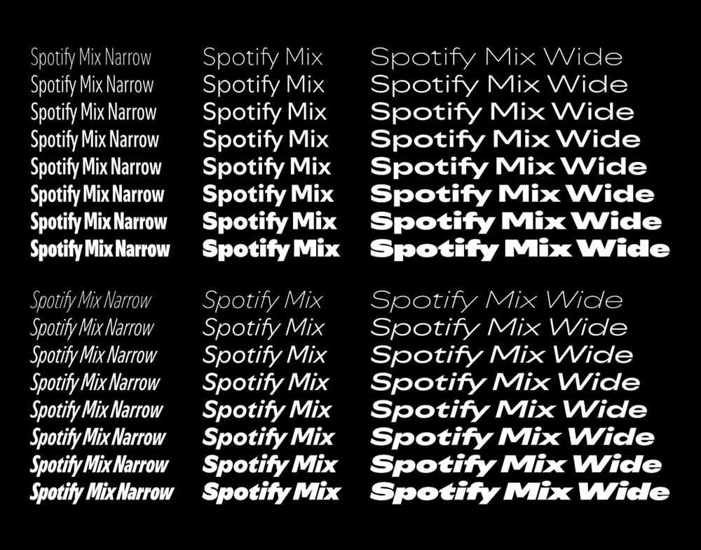 Merging Elements From Different Fonts, Spotify Introduces 'Spotify Mix ...