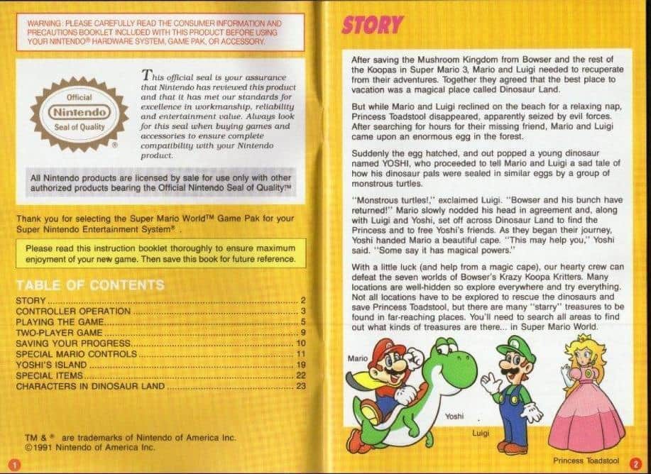 Every Single English-Language Super Nintendo Manual Has Been Made ...