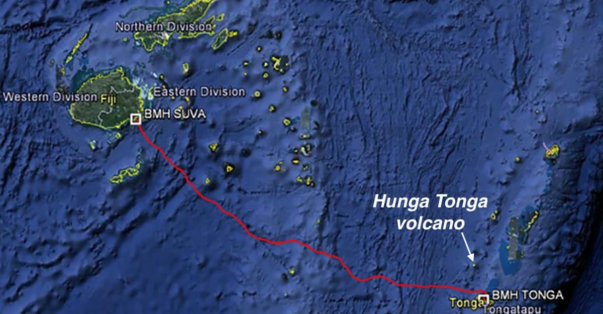 The Volcanic Eruption At Tonga Crippled Its Only Undersea Internet ...