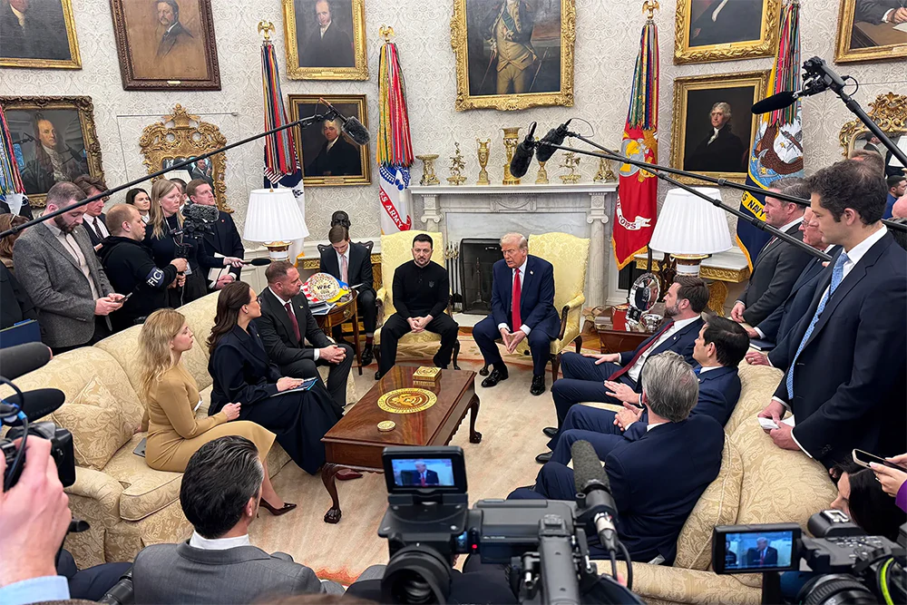 'F Ukraine,' When Volodymyr Zelenskyy And Donald Trump Meet, And Things Didn't Go Well | Eyerys